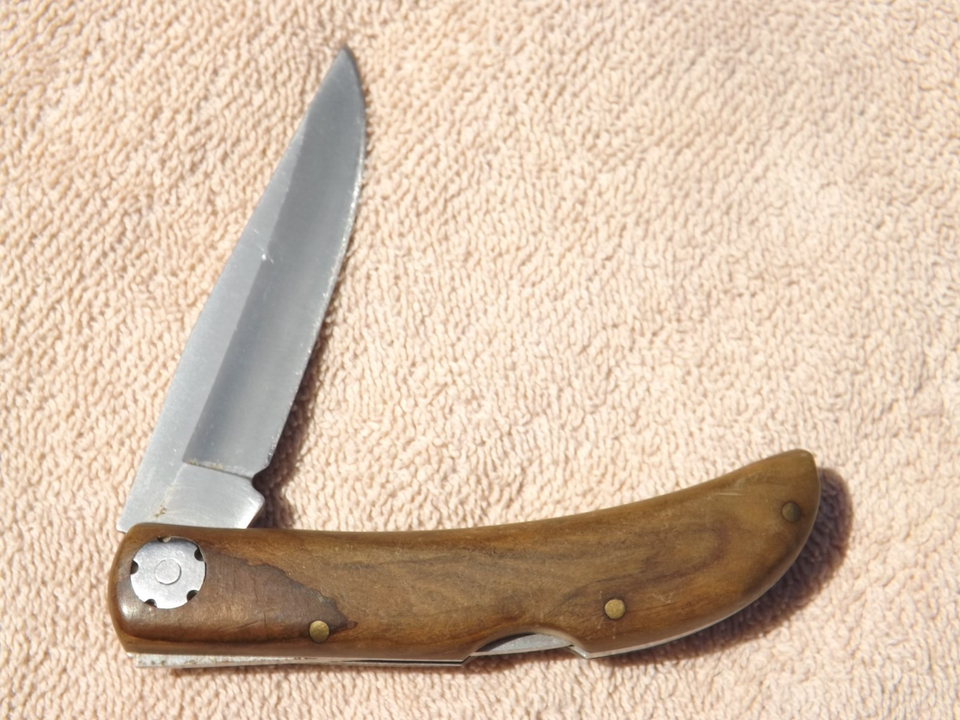 VINTAGE JOKER BRETON SPAIN LOCKBACK SOD BUSTER KNIFE HUNTER SURVIVAL ...