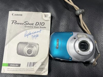 Canon PowerShot D10 12.1MP Waterproof Digital Camera W Battery Works | eBay