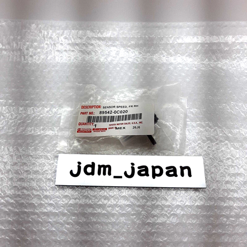 Toyota 89542-0C020 OEM Genuine SENSOR, SPEED, FRONT RH | eBay