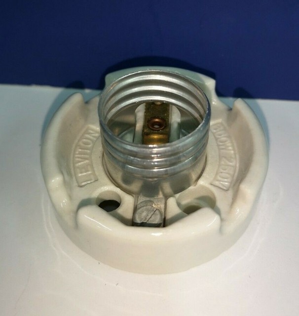 Porcelain Lampholder No 9880 Leviton Mfg Co 3pk for sale online | eBay