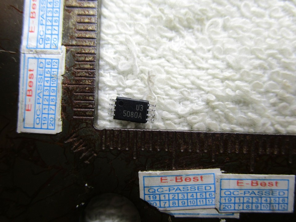 10pcs S080A 5O80A 50B0A 508OA AT25080A 5080A AT25080A-10TU-1.8 TSSOP8 ...