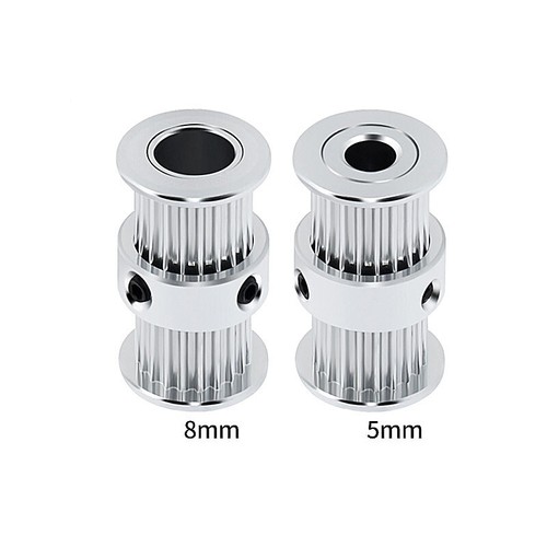Double Head Pulley Bore 5mm / 8mm GT2 Synchronous Wheel 20 Teeth for ...