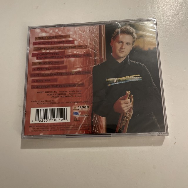 So It Goes by Matt Shulman (CD, Jul-2007, RNB Entertainment Group) for ...
