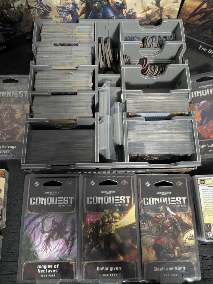 Warhammer 40,000 40K Conquest LCG 3x Core Set & Expansions Bundle | eBay