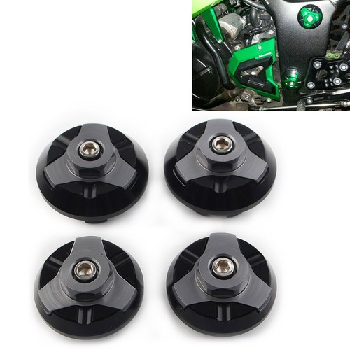 Frame Hole Cap Cover Plug Low&Up Fit KAWASAKI Ninja 250 250R 300 ZX250 ...
