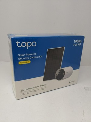 Tp-link 𝗧𝗮𝗽𝗼 Solarcam C402 Kit, Outdoor Battery Camera W/solar Panel ...