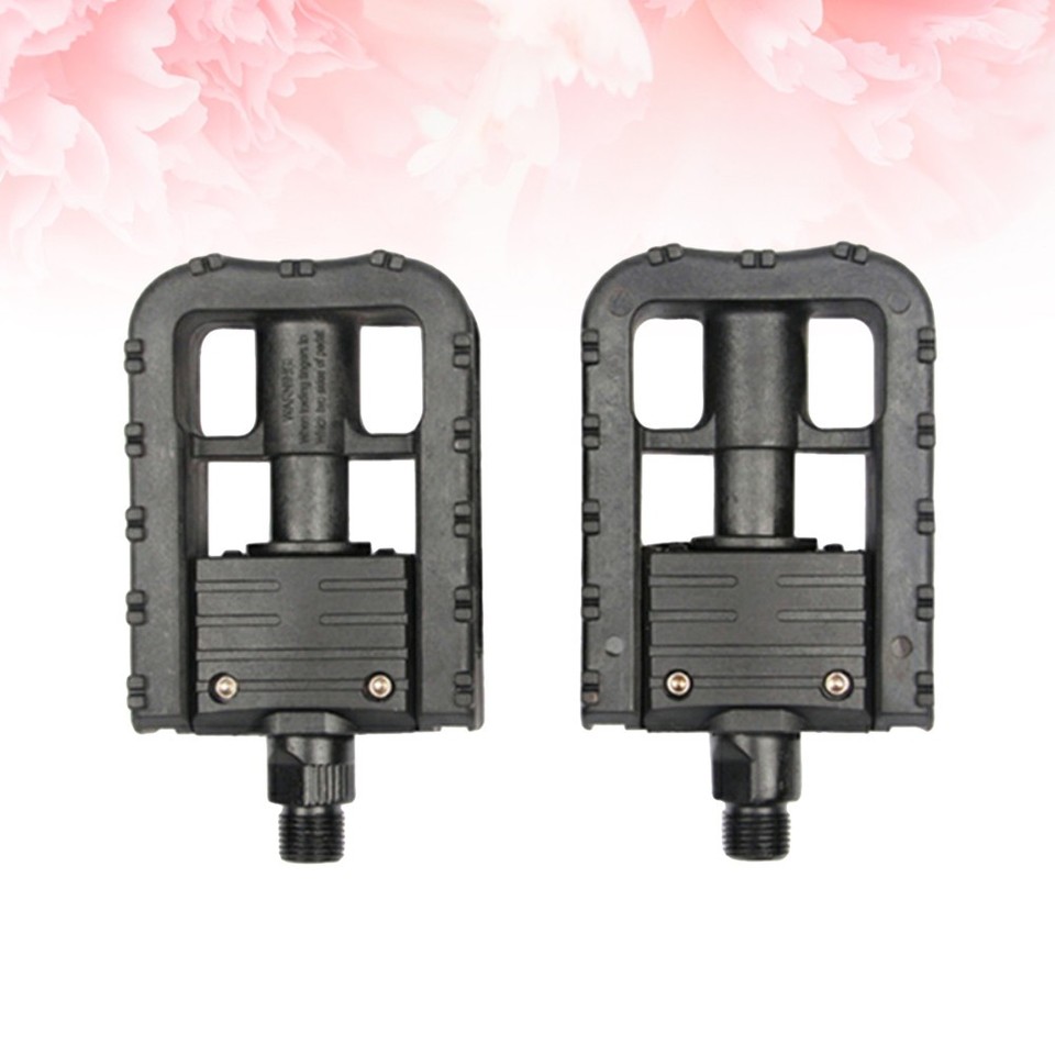 2 Pcs Foldable Mountain Bike Pedal Collapsible Bicycle Platform Pedals ...