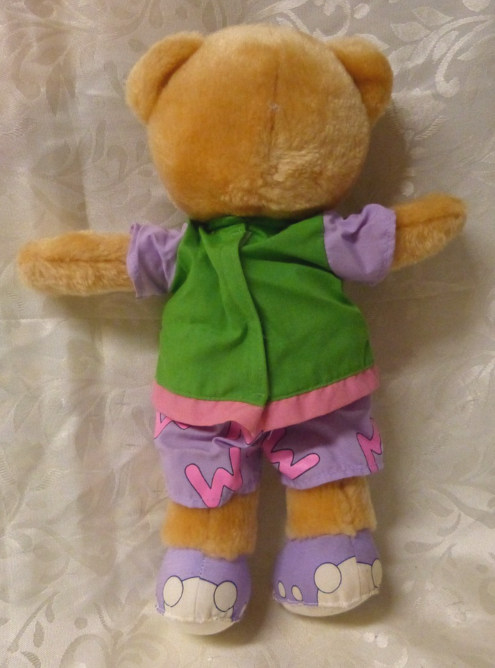 BANANAS IN PAJAMAS VINTAGE "MORGAN" PLUSH TOY TEDDY BEAR - 1990's - ABC ...