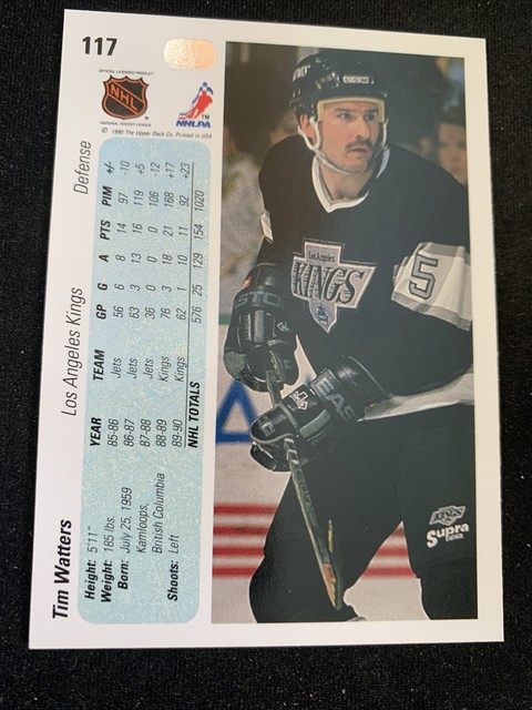1990-91 Upper Deck - #117 Tim Watters for sale online | eBay