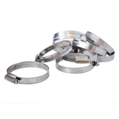 10 PACK 51-70MM STAINLESS STEEL JUBILEE STYLE CLIPS FOR 50MM HOSE PIPE ...