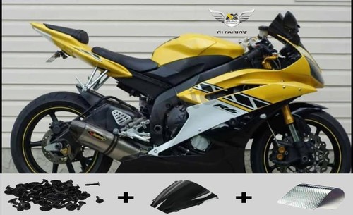 NTU Yellow Injection Fairing Kit Fit for YAMAHA YZF R6 2006 2007 ABS ...
