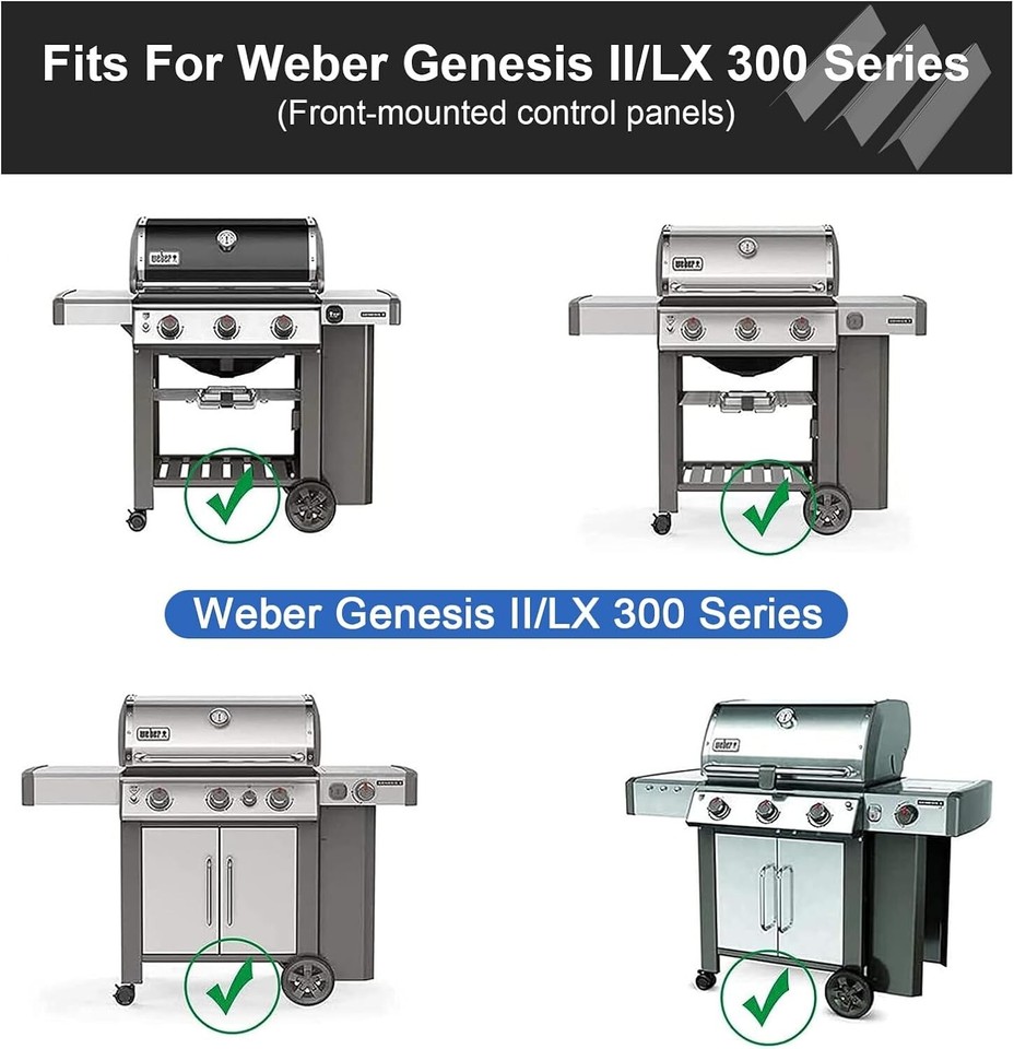 66032 Flavorizer Bars for Weber Genesis II/LX 300 Series E/S 310 315 ...