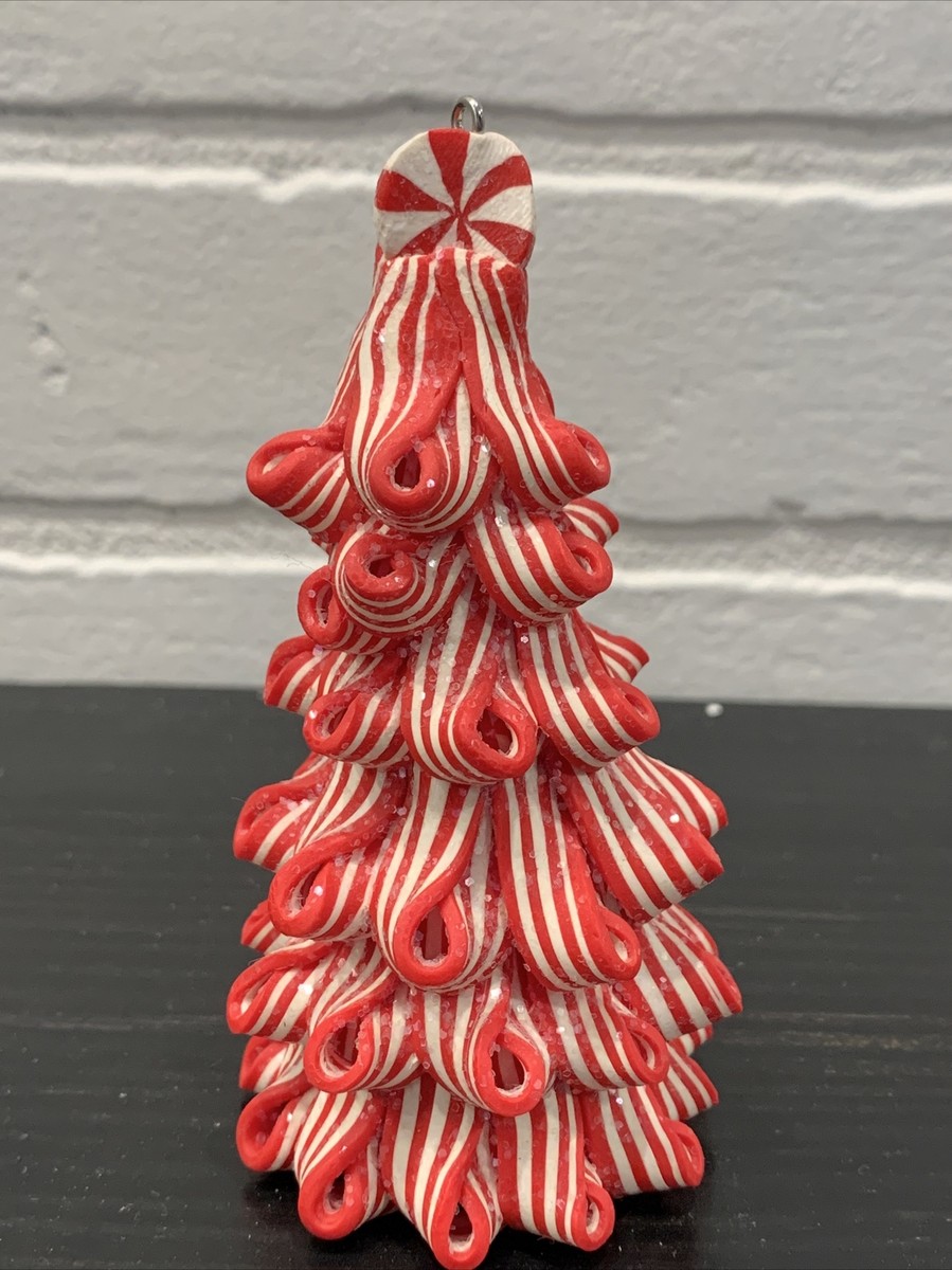 Ribbon Candy Ornament Craft DIY Felt Candy Christmas Tree Ornaments