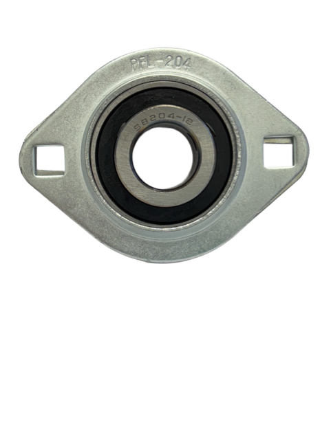 3/4" Pressed Steel Two Bolt Flange Bearing SBSFL204-12 SBPFL204-12 FREE ...