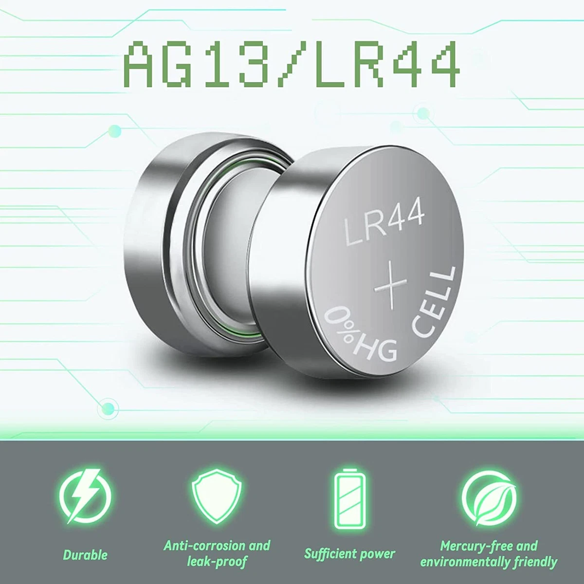 20pcs Alkaline Cell Coin Battery AG6 LR920 Button Batteries, 57% OFF
