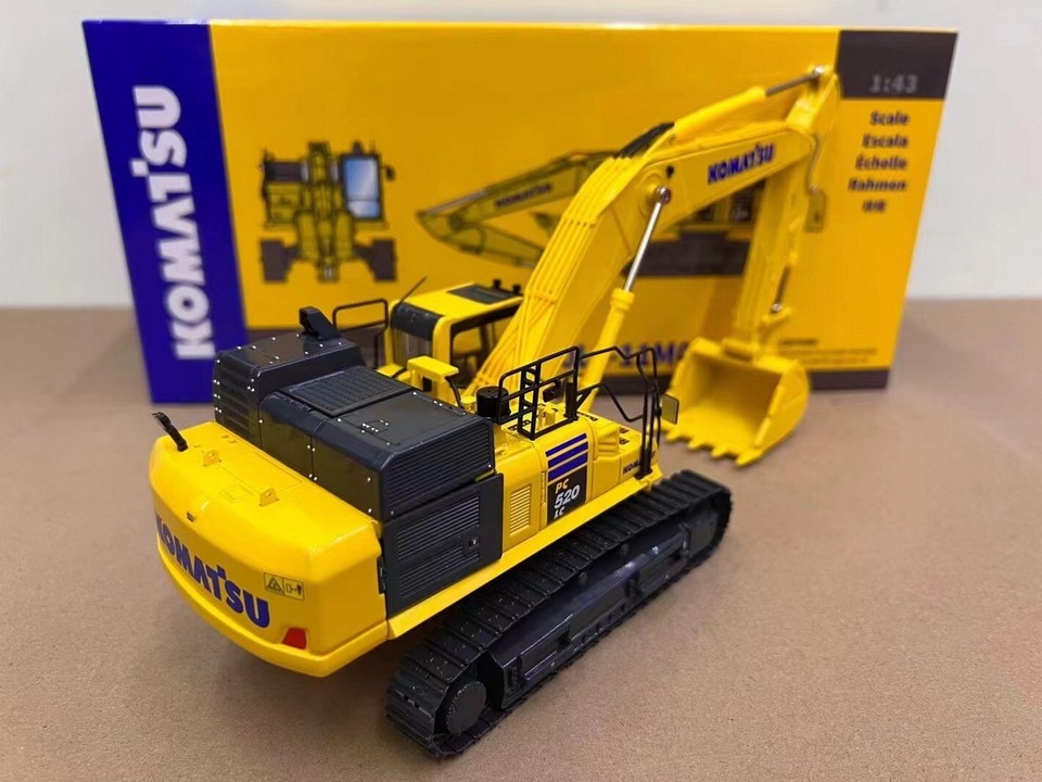 1/43 Scale KOMATSU PC520LC-11MO Hydraulic Excavator Diecast Model Toy ...