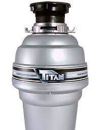 Titan Food Waste Disposal Disposer 1.25 HP Premium T-1060 120v Torque ...