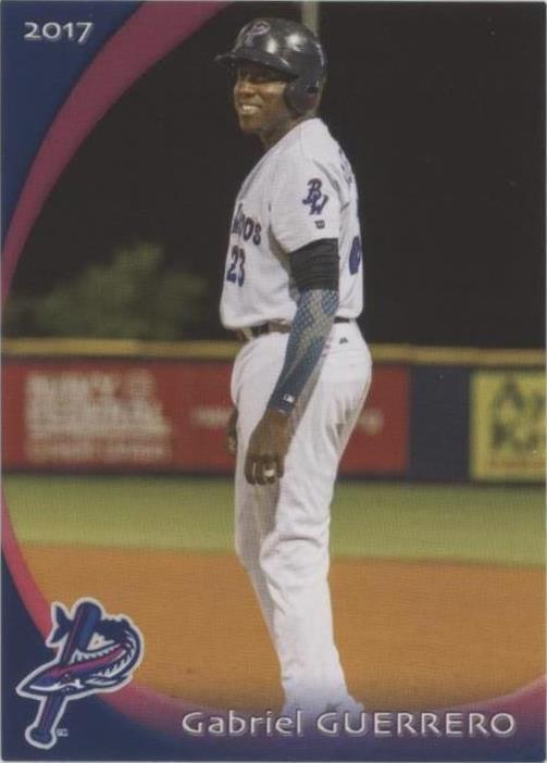 2017 Grandstand Pensacola Blue Wahoos - Gabriel Guerrero (RC) for sale ...
