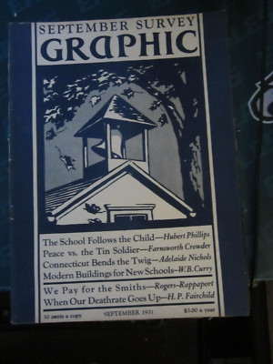 Survey Graphic Magazine September 1931 The School Follows the Child 41 ...