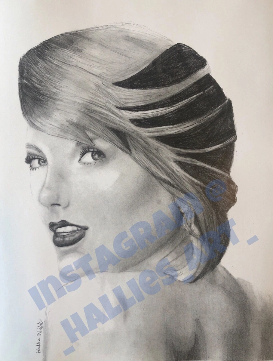Taylor Swift Drawings In Pencil Easy