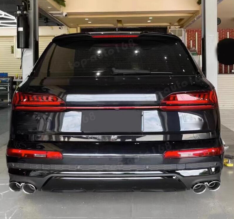 Black Rear LED Driving Lights Turn Lights Braking Lights For Audi Q7 ...
