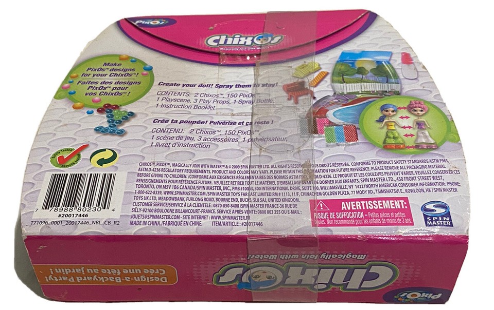 PIXOS Chixos Design A Backyard Toy Game Spray And Make New Unopened ...