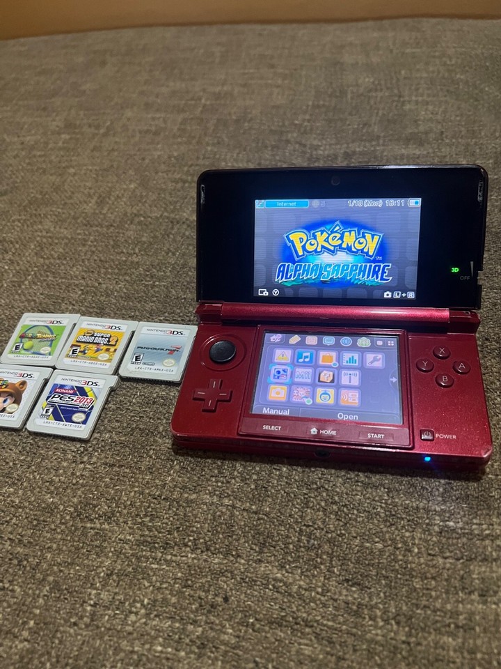 Nintendo 3DS Flame Red USA/Canada | eBay