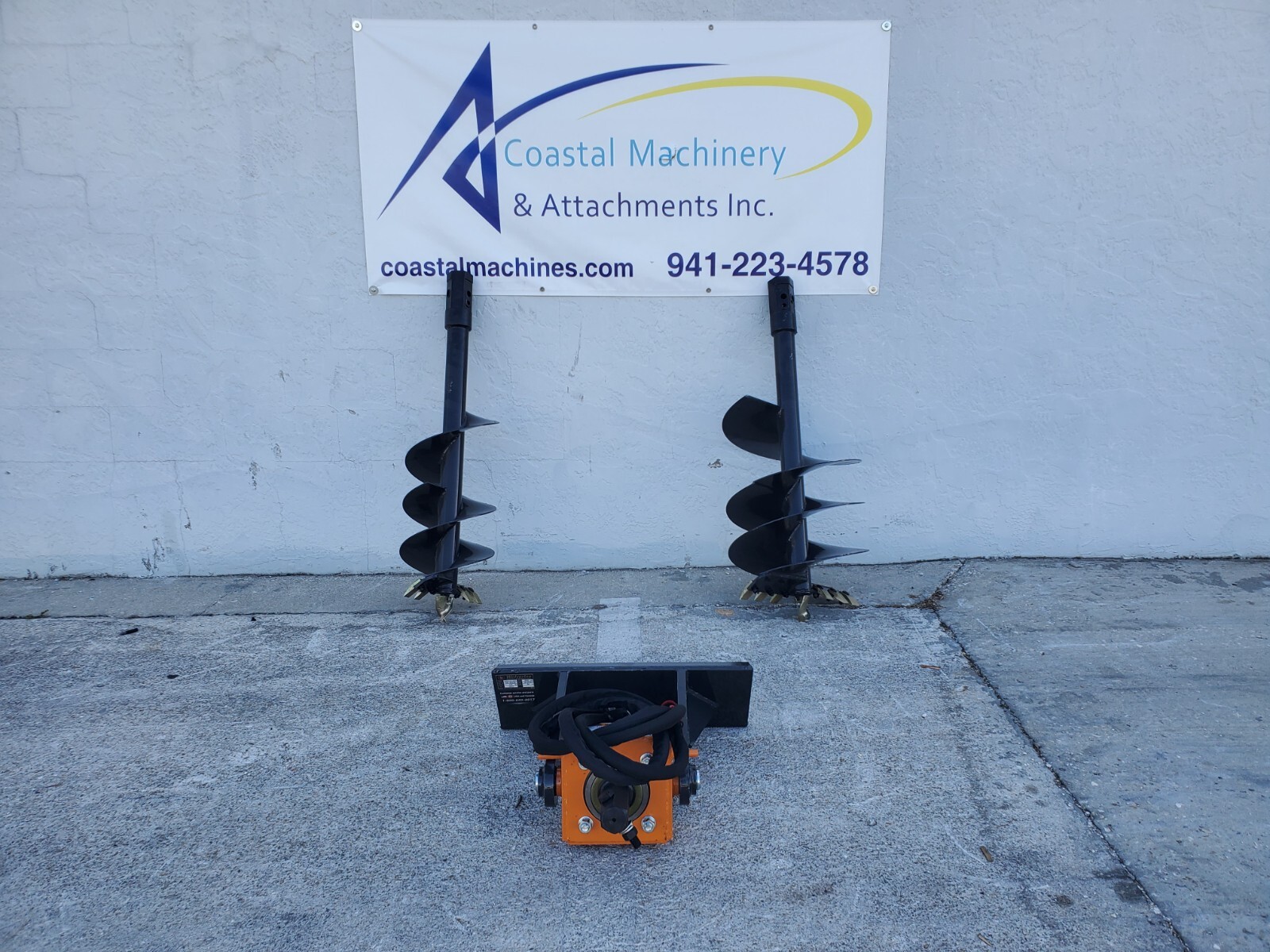 Mini Auger Post Hole Digger Attachment 12"+18" Mini Skid Steer Toro ...