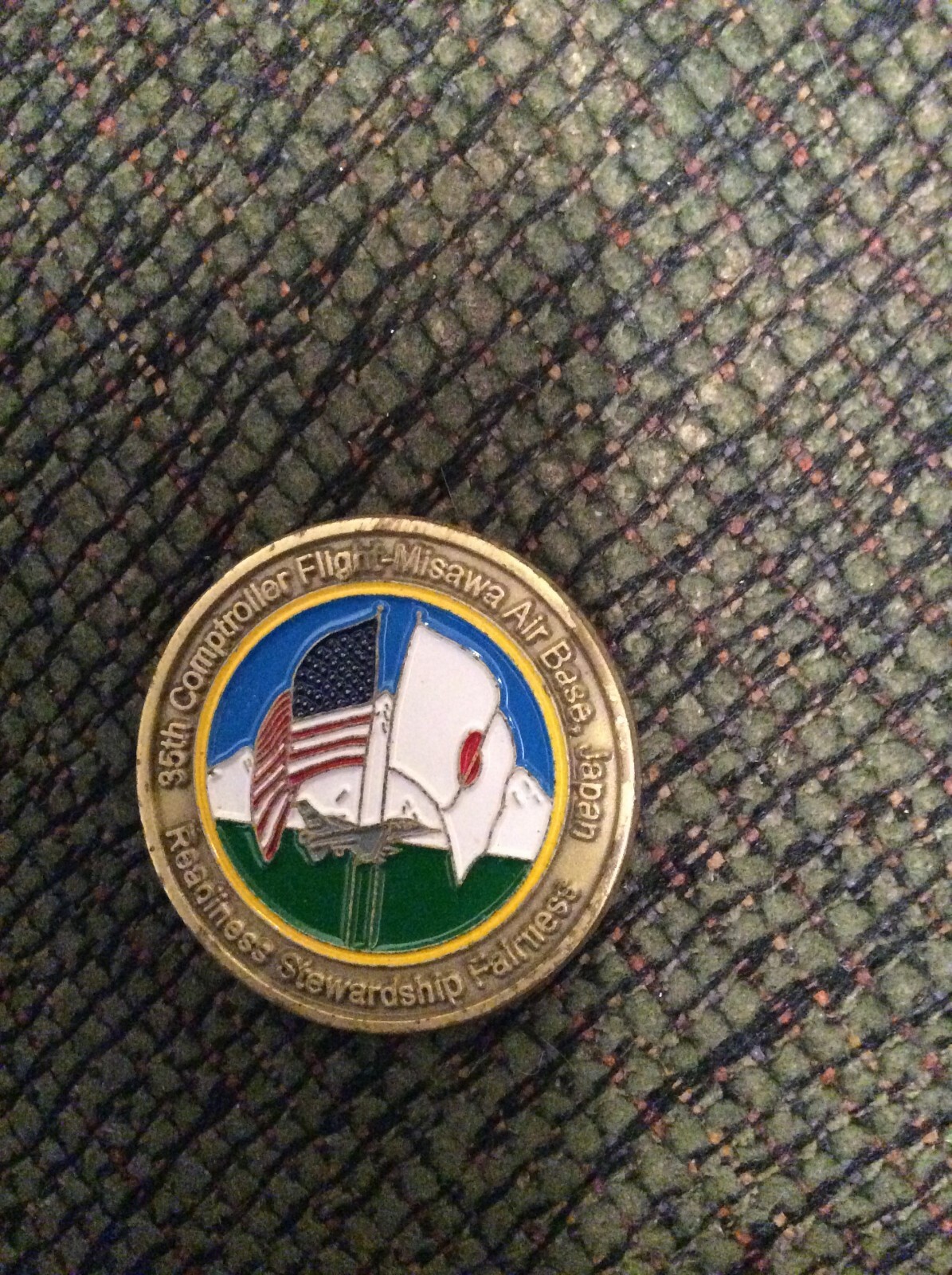 Air Force 35th Comptroller Squadron Challenge Coin Misawa Air Base ...