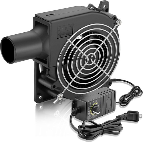 120mm 12V Electric BBQ Smoker Fan Adjustable Speed Blower for Grill ...