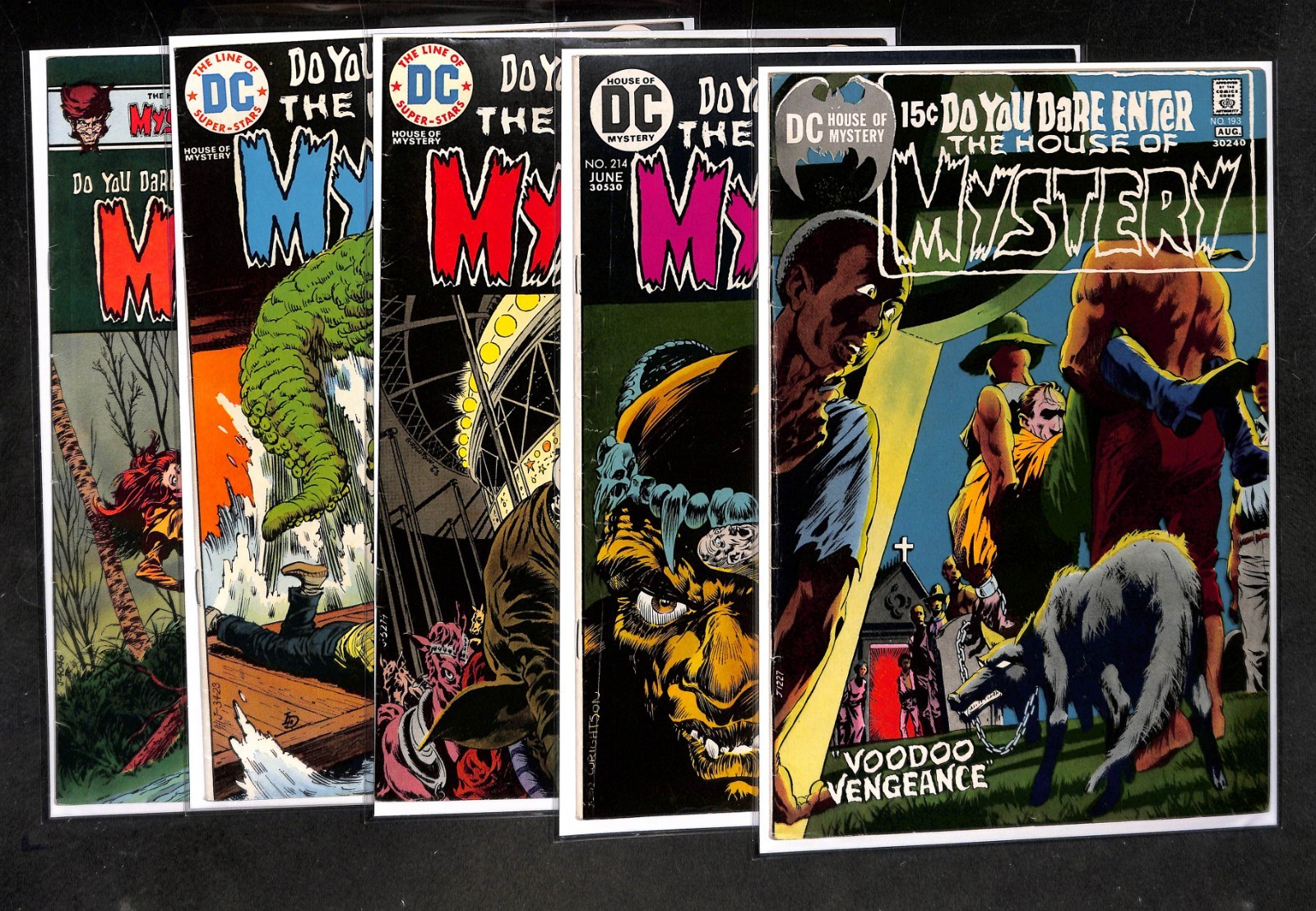 House of Mystery #193, 214, 221, 223 & 236 Lot Classic Cvrs Wrightston ...
