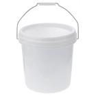 Plastic Barrel Containers with Lids Heavy Duty Buckets Small Paints ...