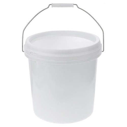 Plastic Barrel Containers with Lids Heavy Duty Buckets Small Paints ...