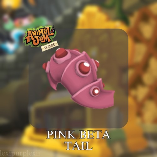 Animal Jam Classic Pink Beta Elf Tail (Read Description) | eBay