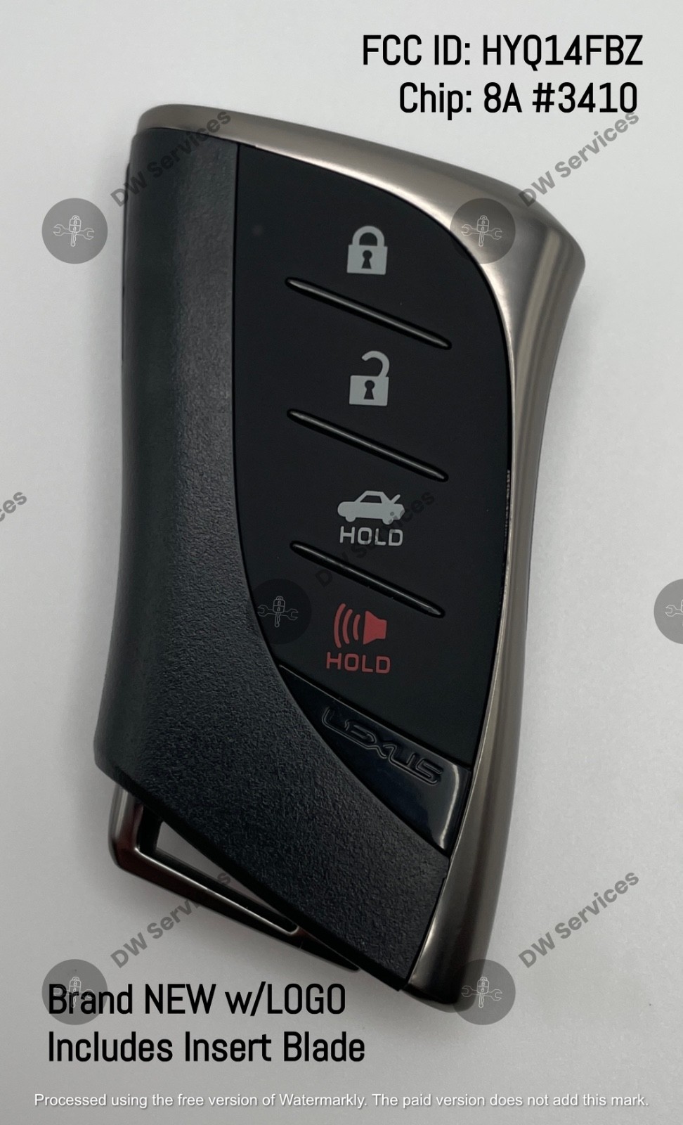 NEW! Lexus LC500 / LC500H / Convertible PROXIMITY remote SMART key FOB ...