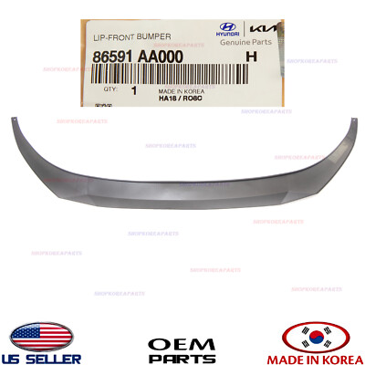 Genuine Front Bumper Lower Deflector Chin Lip ⭐OEM⭐ ELANTRA Sedan 2021 ...