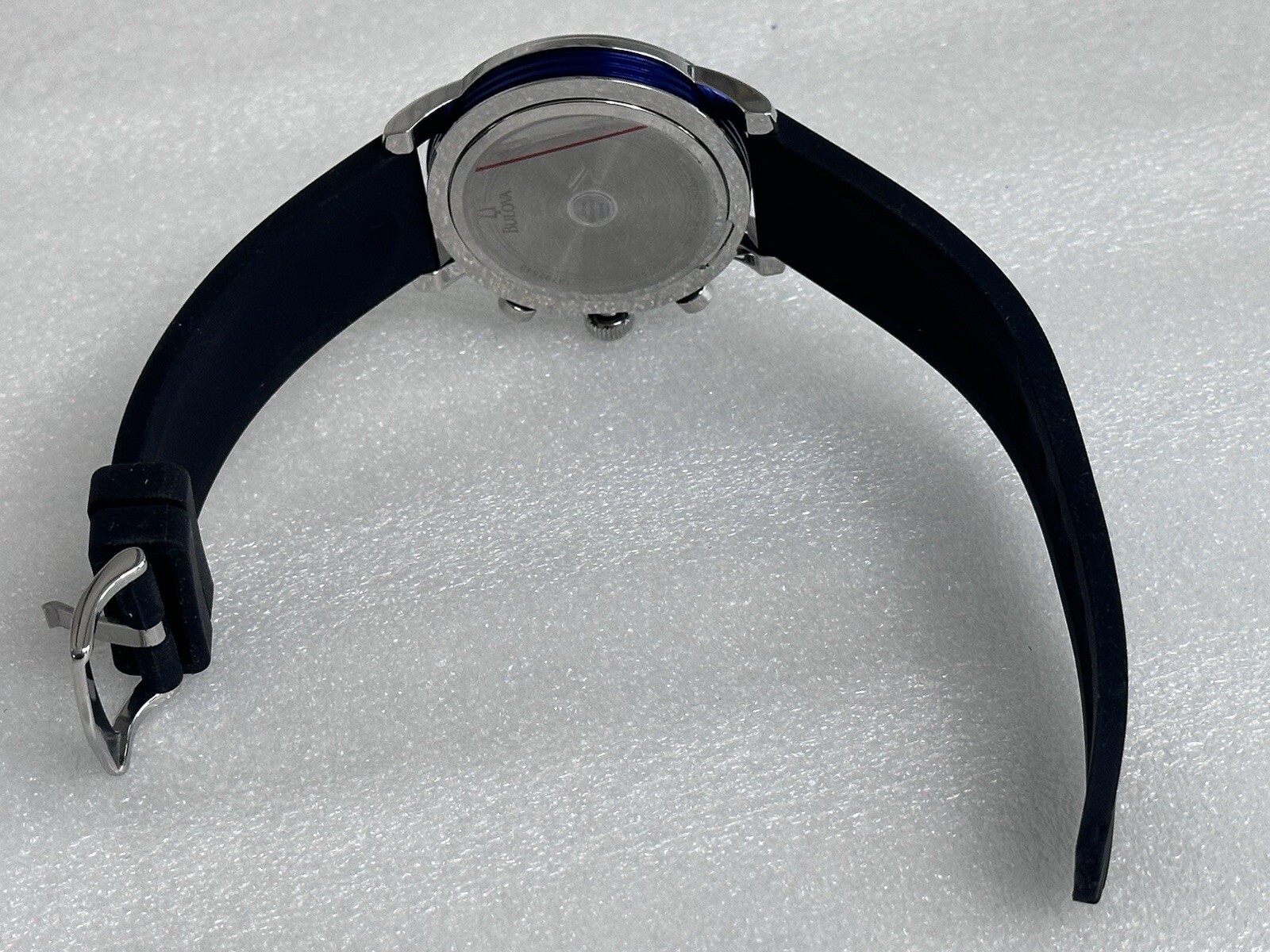 Bulova Marine Star Chronograph 98B165 Gray Dial Stainless Steel 44mm ...