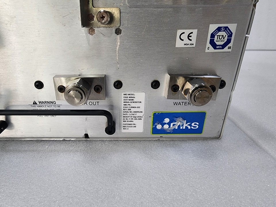 MKS RF GENERATOR 400kHz EDGE210R40A-G02 660-210103-200 (040095206) | eBay