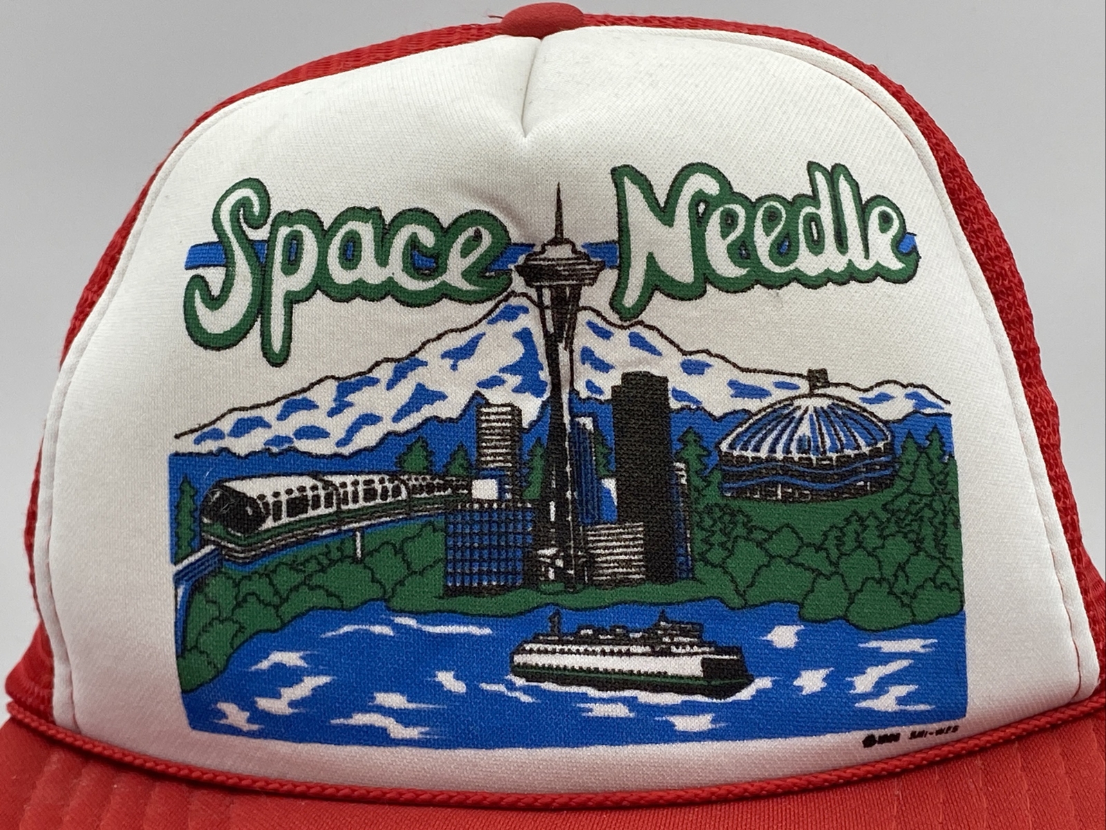 Vintage Space Needle Souvenir Trucker Hat Seattle Was… - Gem