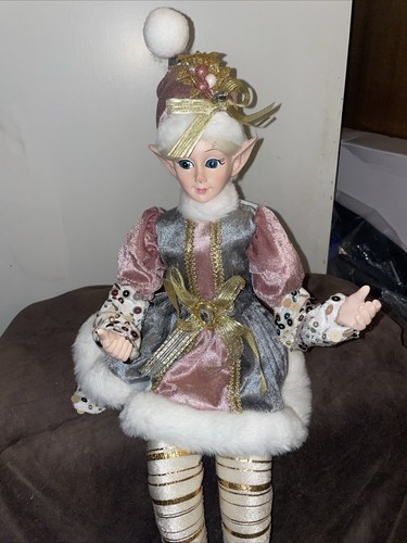 18" Rachel Zoe Christmas Elf Fairy Posable Shelf Sitter Doll NWT (1111 ...