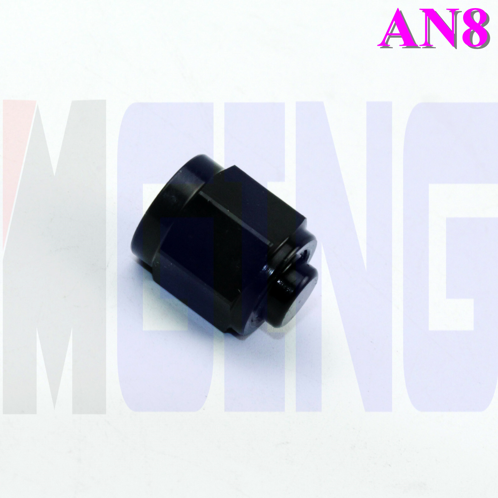AN8 8AN 8 Aluminum Flare Cap Block Off Fitting Anodized Black | eBay