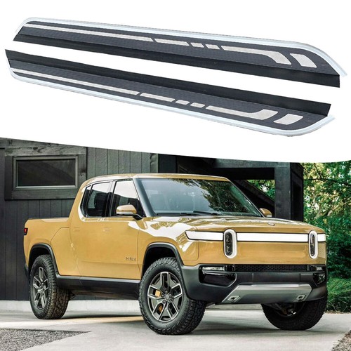 Aluminum Running Board fits for Rivian R1T 2021-2024 Side Step Nerf Bar ...