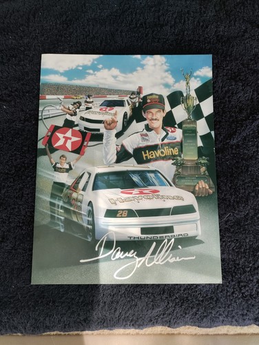 1988 #28 Davey Allison 8.5x11 Racing Photo Card | eBay
