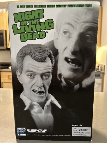 Night of the Living Dead Zombie 12" Action Figure AMOK TIME Bill ...