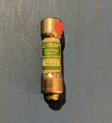 FNQ-R-4 - BUSSMANN 4A AMP 600VAC FNQ-R CC-TRON TIME-DELAY CLASS CC FUSE ...