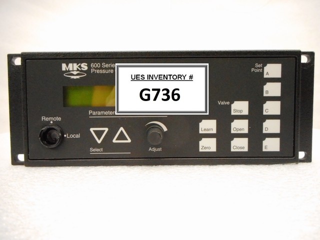 MKS 651CD2S2N Digital/Analog Pressure Valve Controller for sale online ...