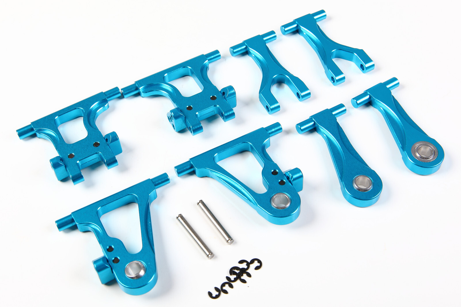Aluminum TT-02 Front Rear Upper Lower Suspension Arm Set for RC Car ...
