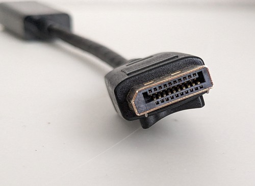 ANBEAR 8 in. DisplayPort Locking Male to HDMI Female Adapter/Converter ...