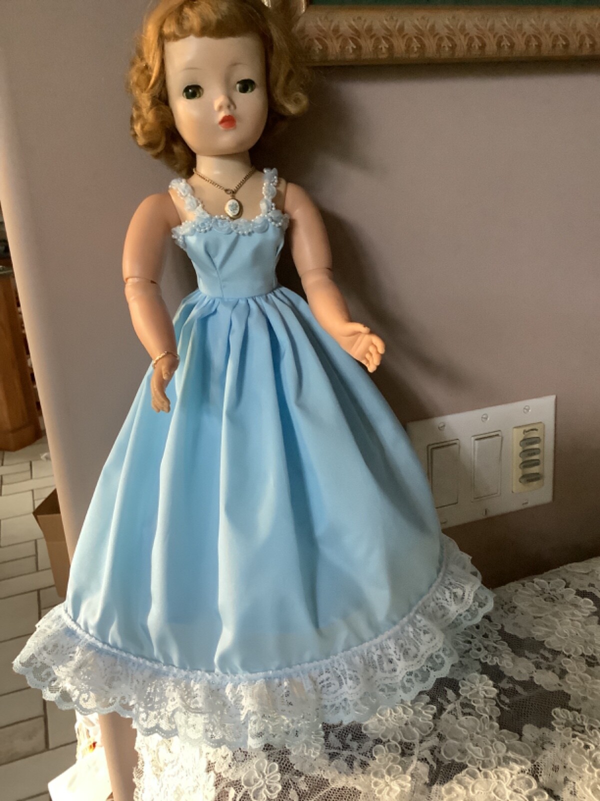 Long Blue Gown Only for 20” Madame Alexander Cissy Doll With 7” Waist ...