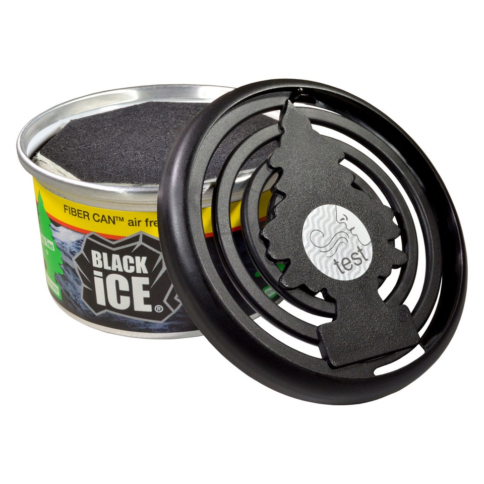 Little Trees Fiber Can Air Freshener (Black Ice) | eBay